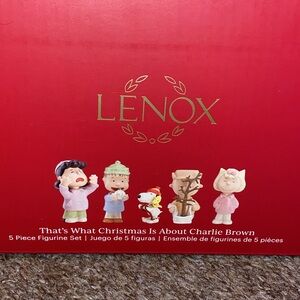 Lenox | Holiday | Nwt Lenox Peanuts 5 Pc Figurine Set | Poshmark